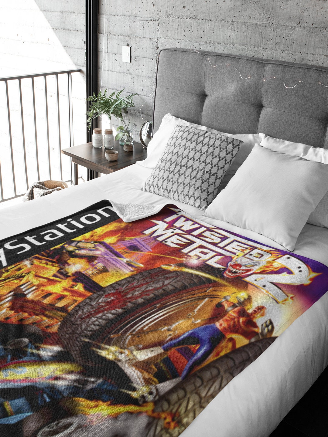 Gaming Blanket Retro Video Game Blanket Game Room Decor Gamer Gift Game ...