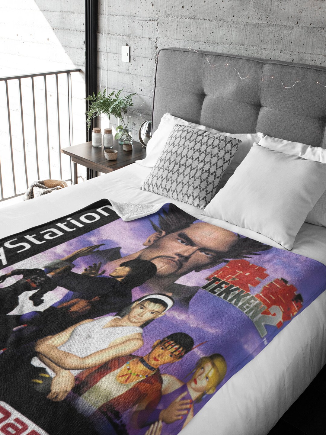 Gaming Blanket Retro Video Game Blanket Game Room Decor Gamer Gift Game ...