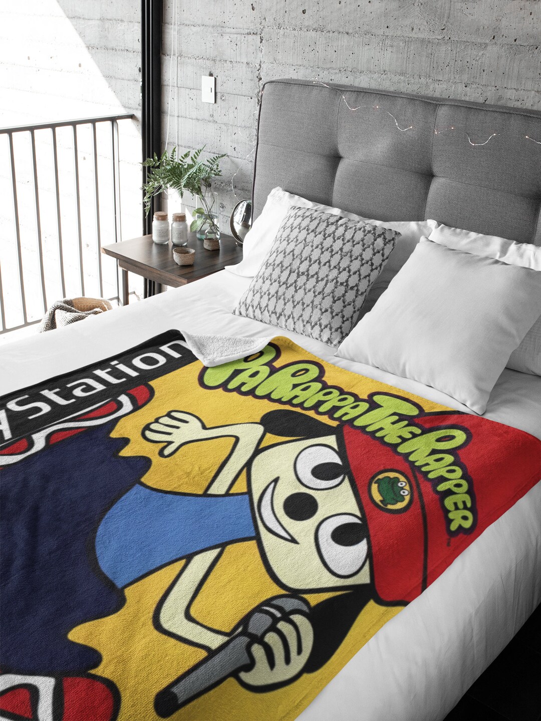 Retro Video Game Blanket Game System Throw Game Room Decor Gamer ...