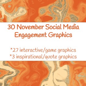 30 Engaging November Social Media Posts, Interactive Prompts for Social ...