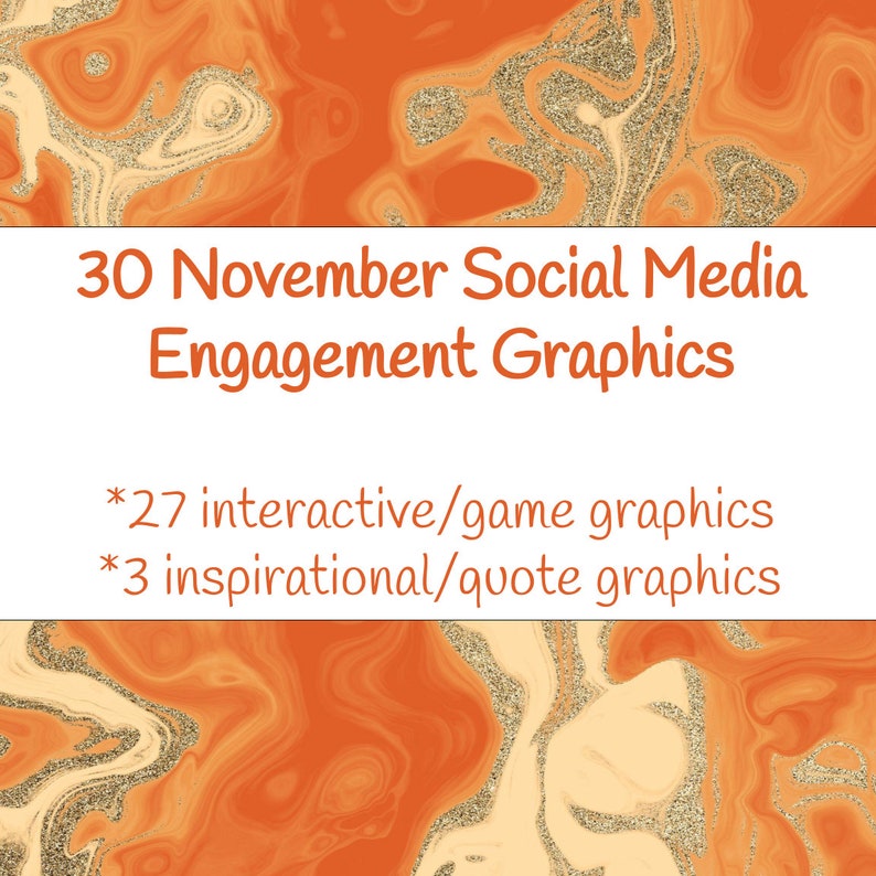 30 Engaging November Social Media Posts, Interactive Prompts for Social ...