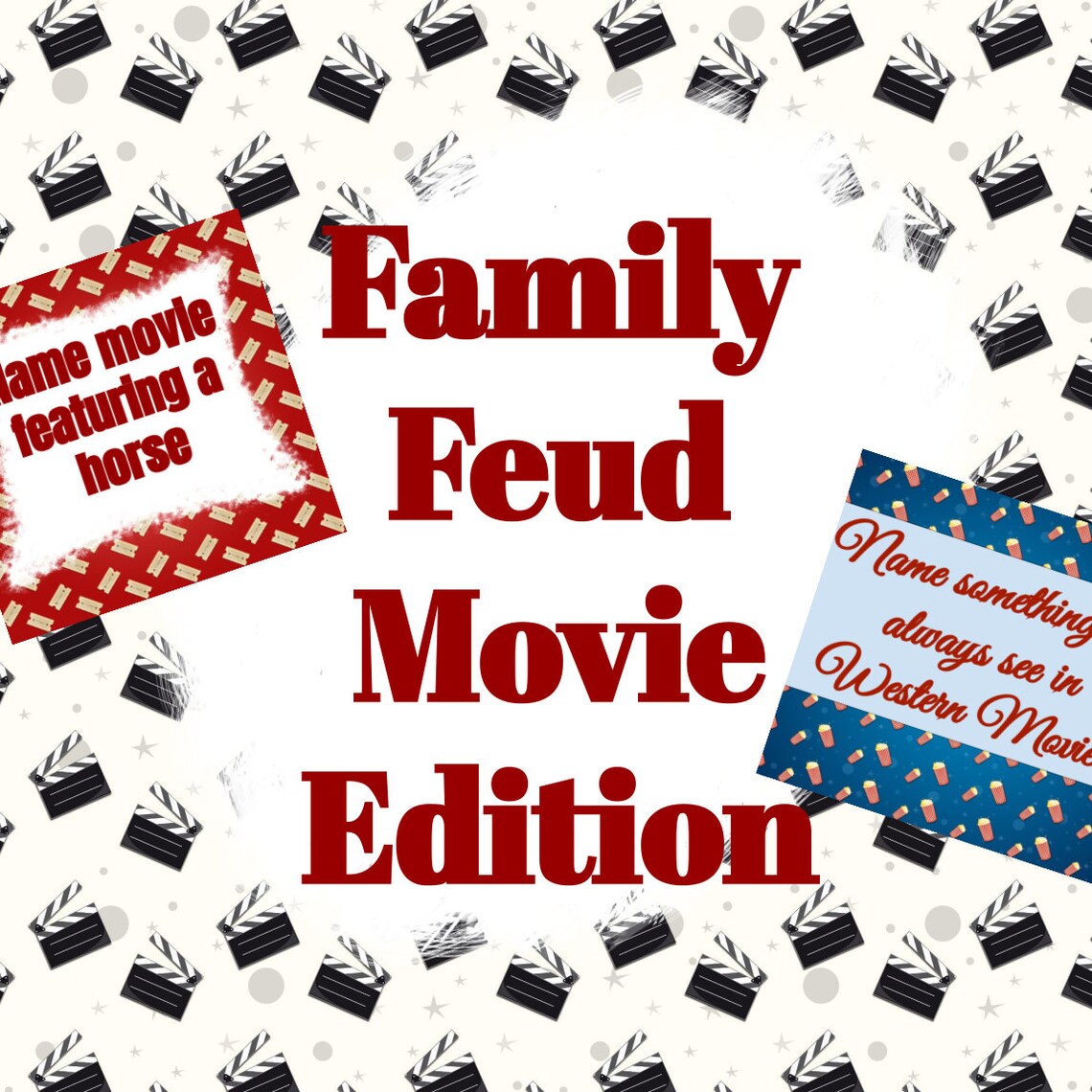 Facebook Engagement Game Graphics Family Feud Game Engagement - Etsy