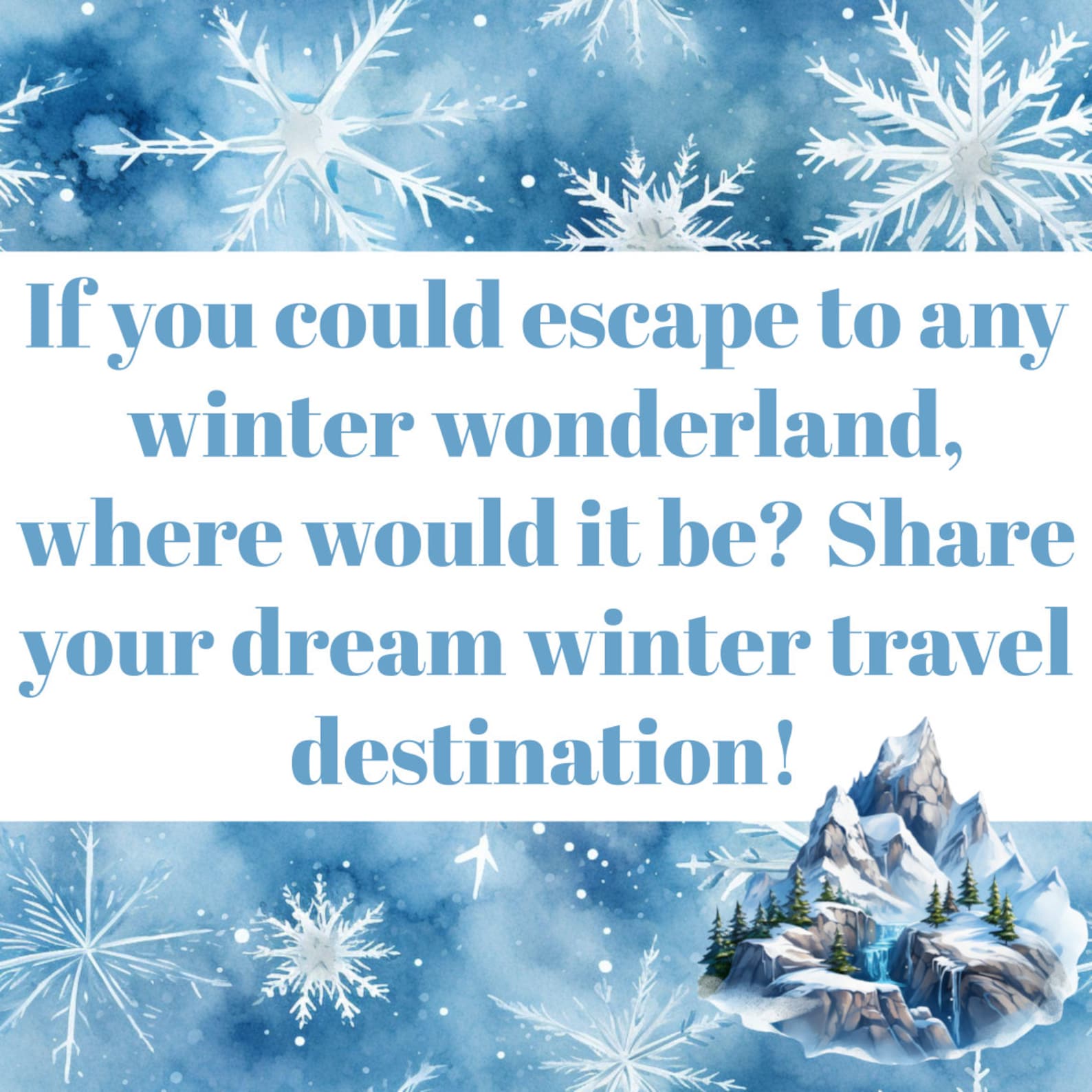 31 Winter Social Media Posts, January Social Media, Interactive Prompts ...