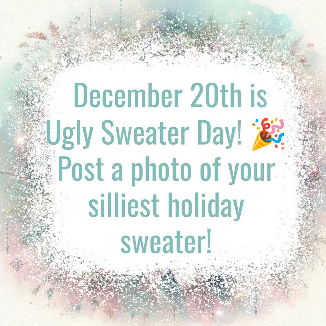 Engaging December Social Media Posts, Interactive Prompts for Facebook ...