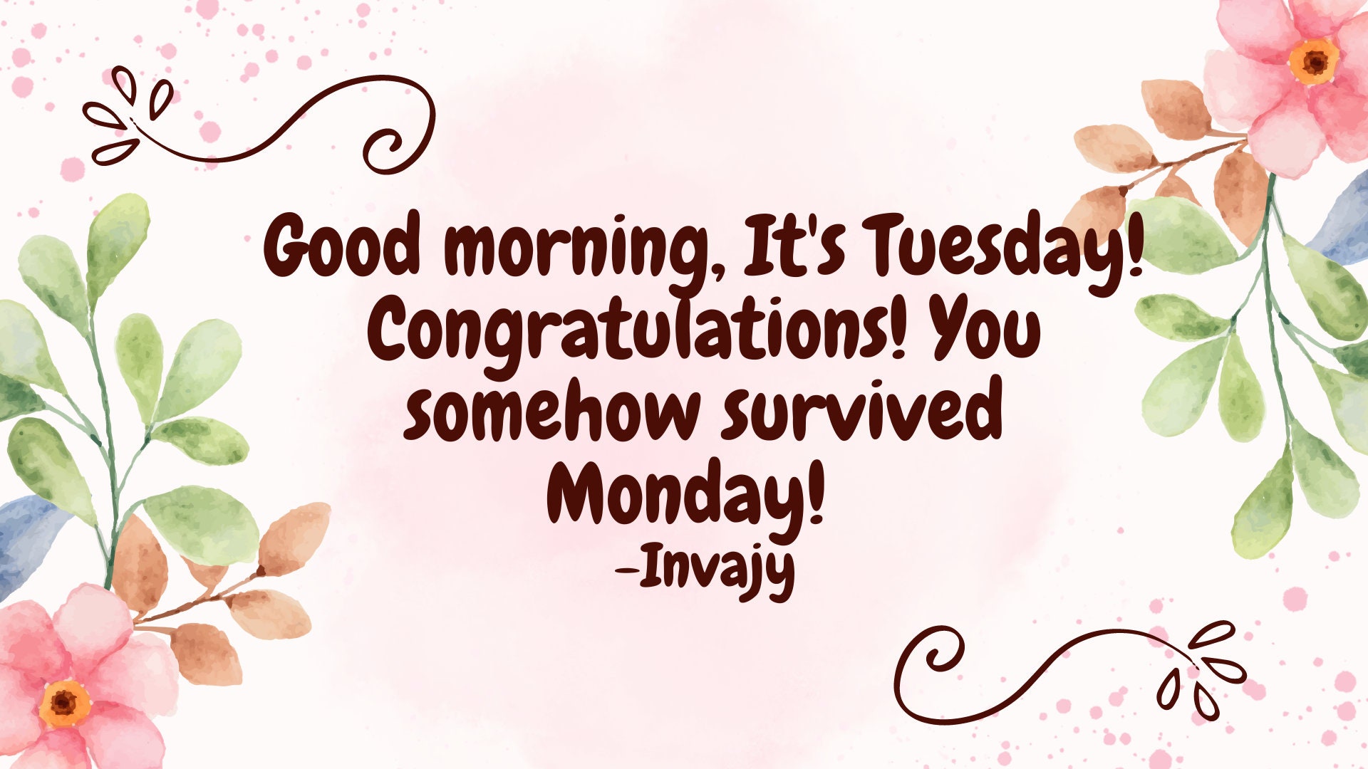 Inspirational Quotes for Social Media, Days of the Week Inspirational ...