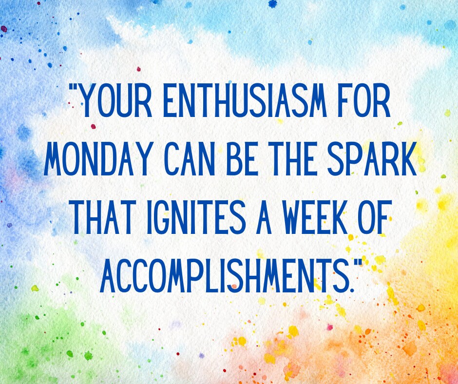 Monday Motivation Graphics, Motivational Social Media Posts, Monday ...