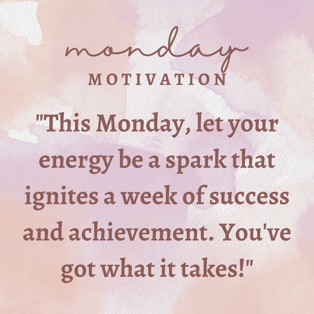 20 Monday Motivation Graphics, Motivational Social Media Posts, Monday ...