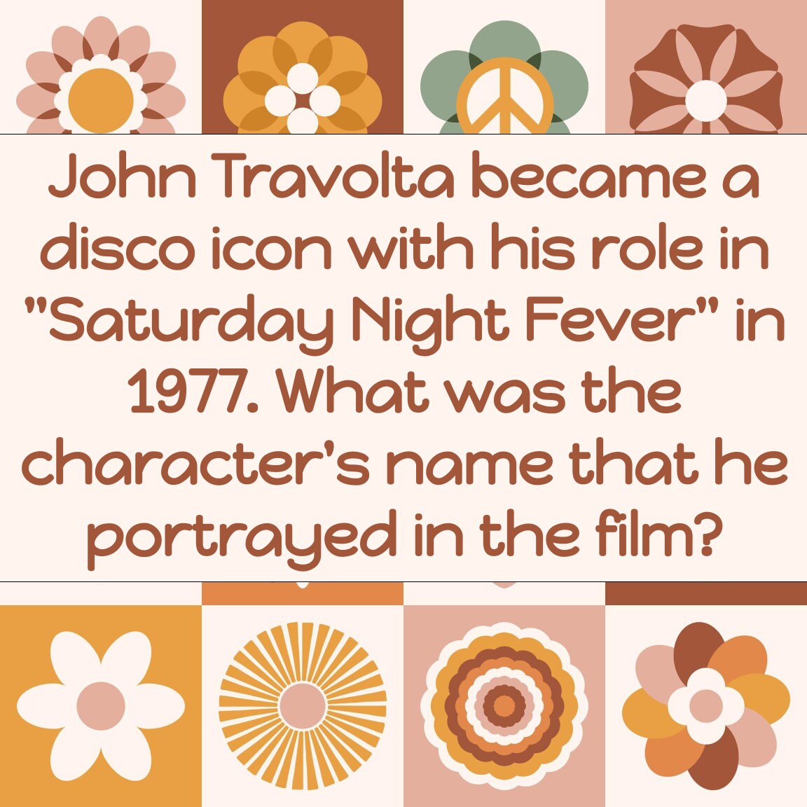 70's Trivia Facebook Game Engagement Graphics Interactive Social Media ...