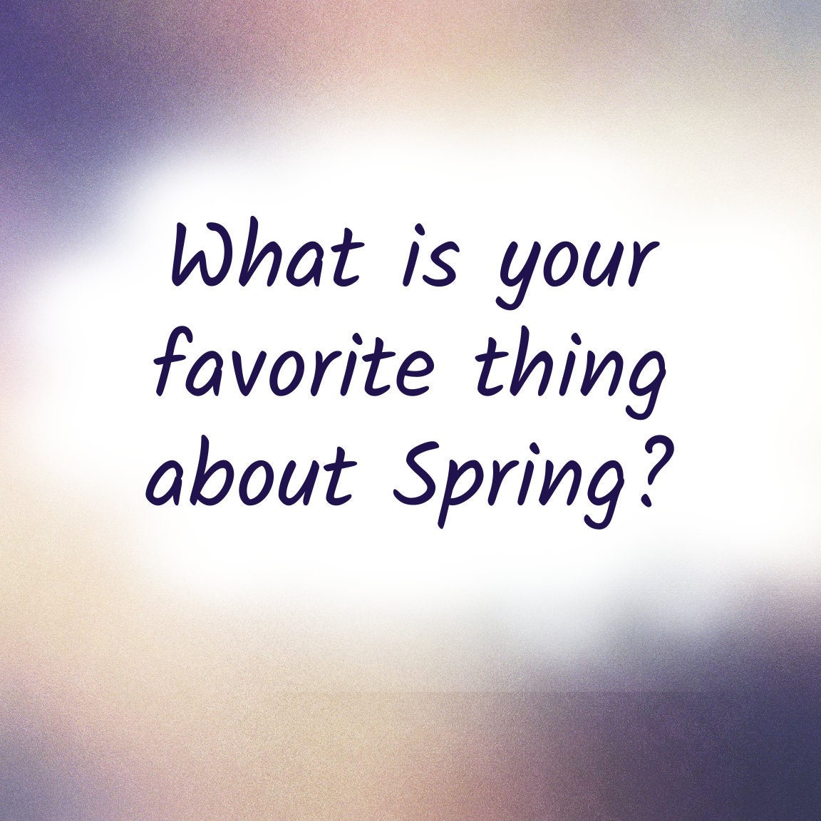 Spring Facebook Engagement Graphics, Glitter Facebook Engagement Posts ...