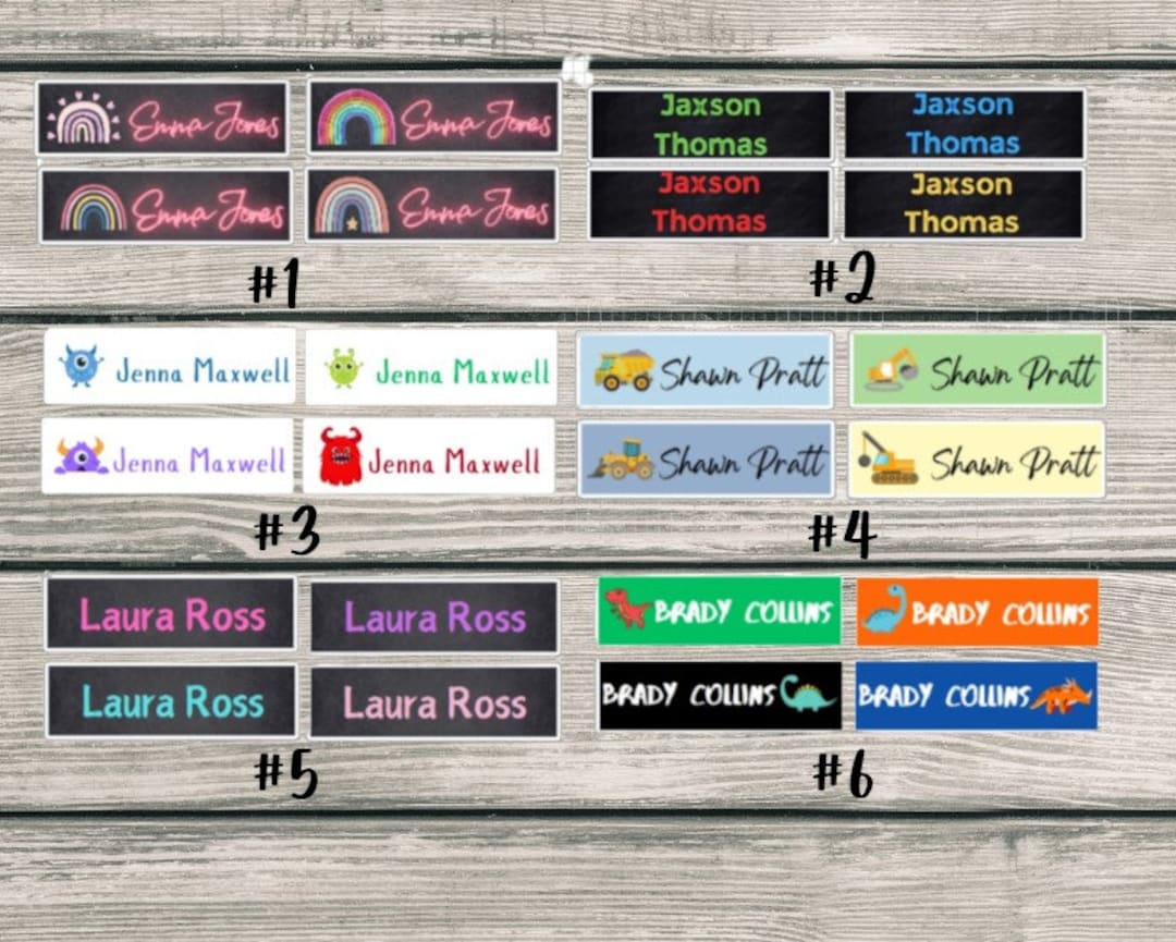 Daycare Name Labels, Daycare Labels, Name Labels, School Name Labels ...