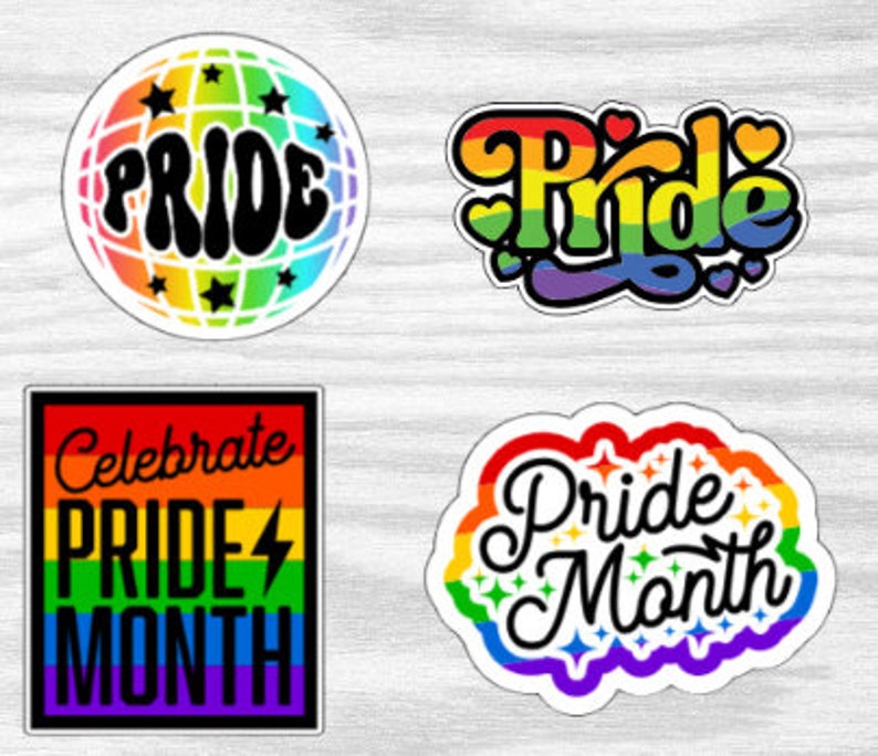 Pride Month Stickers, Gay Pride Stickers, Pride Month, Gay Pride Month ...