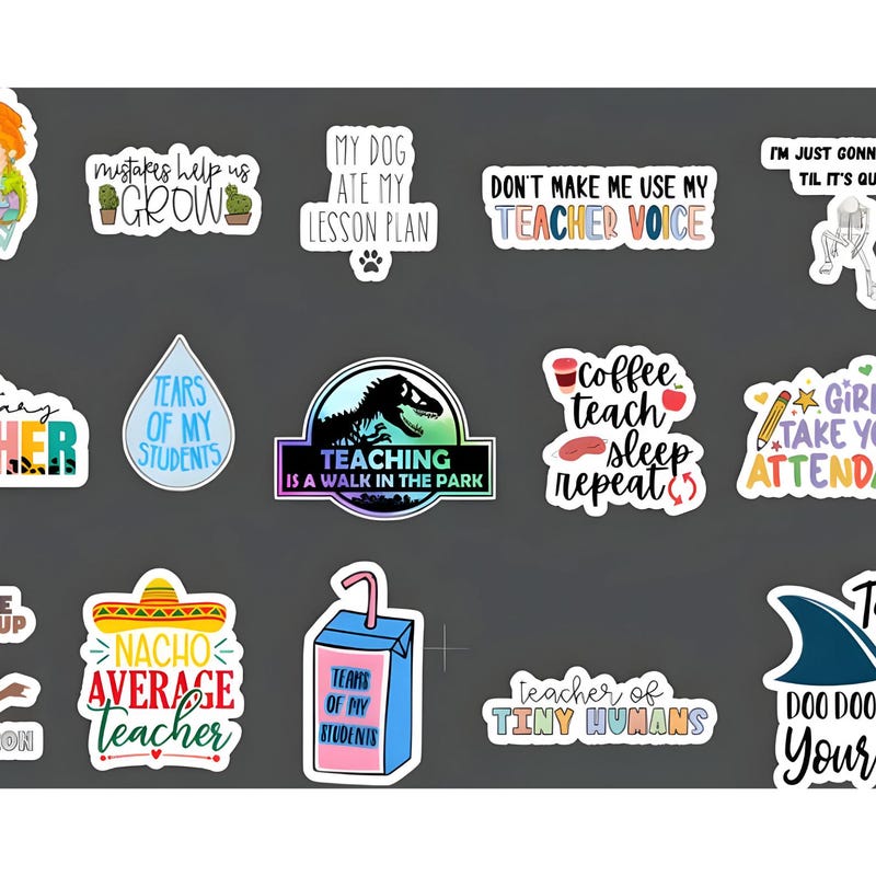 Teacher Meme Stickers - Etsy