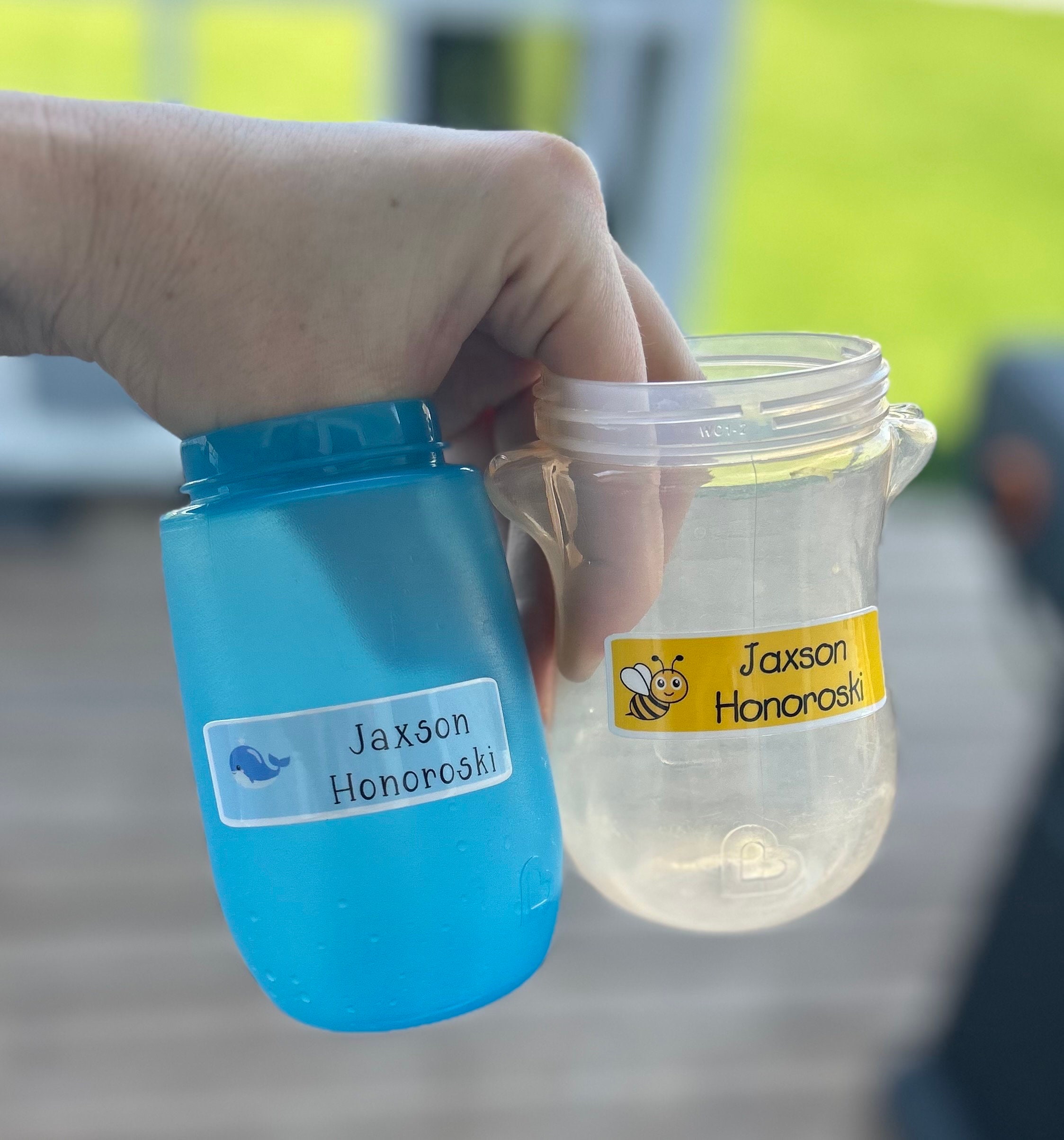 Personalized Name Labels for Kids, Waterproof Labels, Dishwasher Safe ...