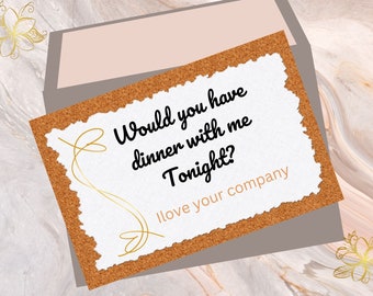 Dinner Invitation Girlfriend - Etsy