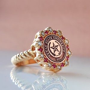 Graduation Ring , Graduation Gift , Personalized Ring , Personalized ...