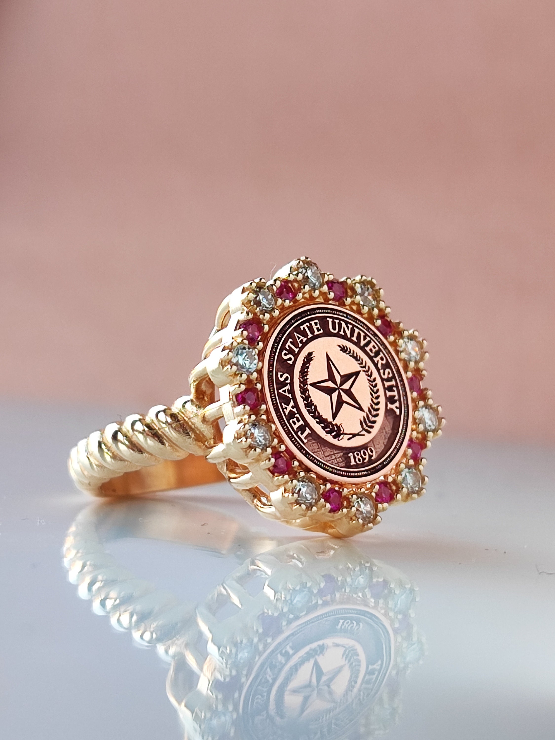 Graduation Ring , Graduation Gift , Personalized Ring , Personalized ...