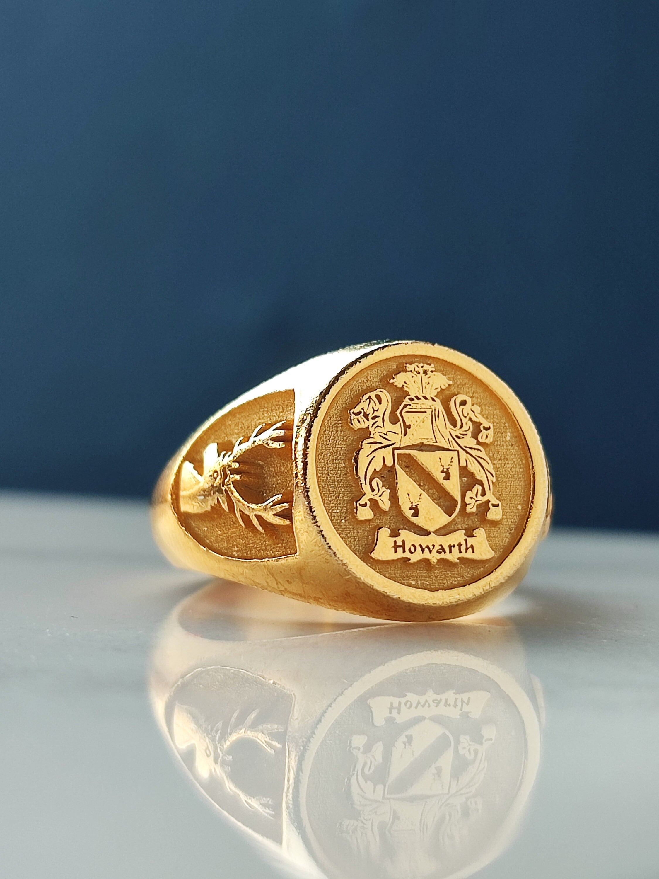 Family Crest Signet Ring Coat of Arms Ring Custom Rings for - Etsy Canada