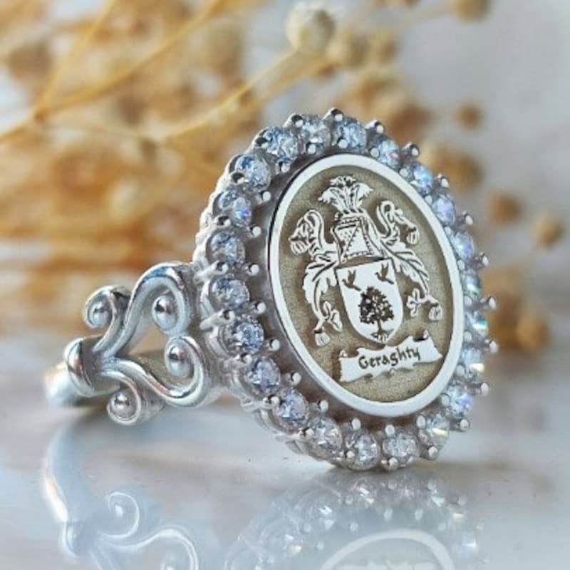 Gold Family Crest - Etsy