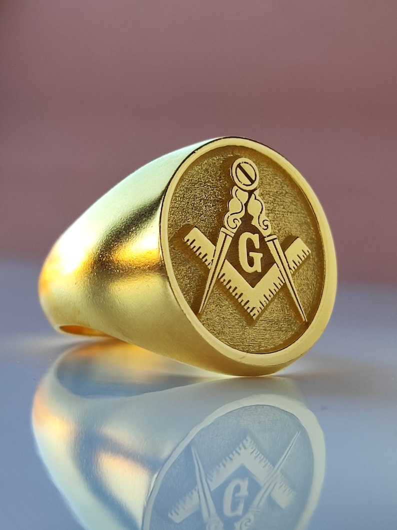 Masonic Rings Freemason Ring Master Mason Rings Free Mason - Etsy
