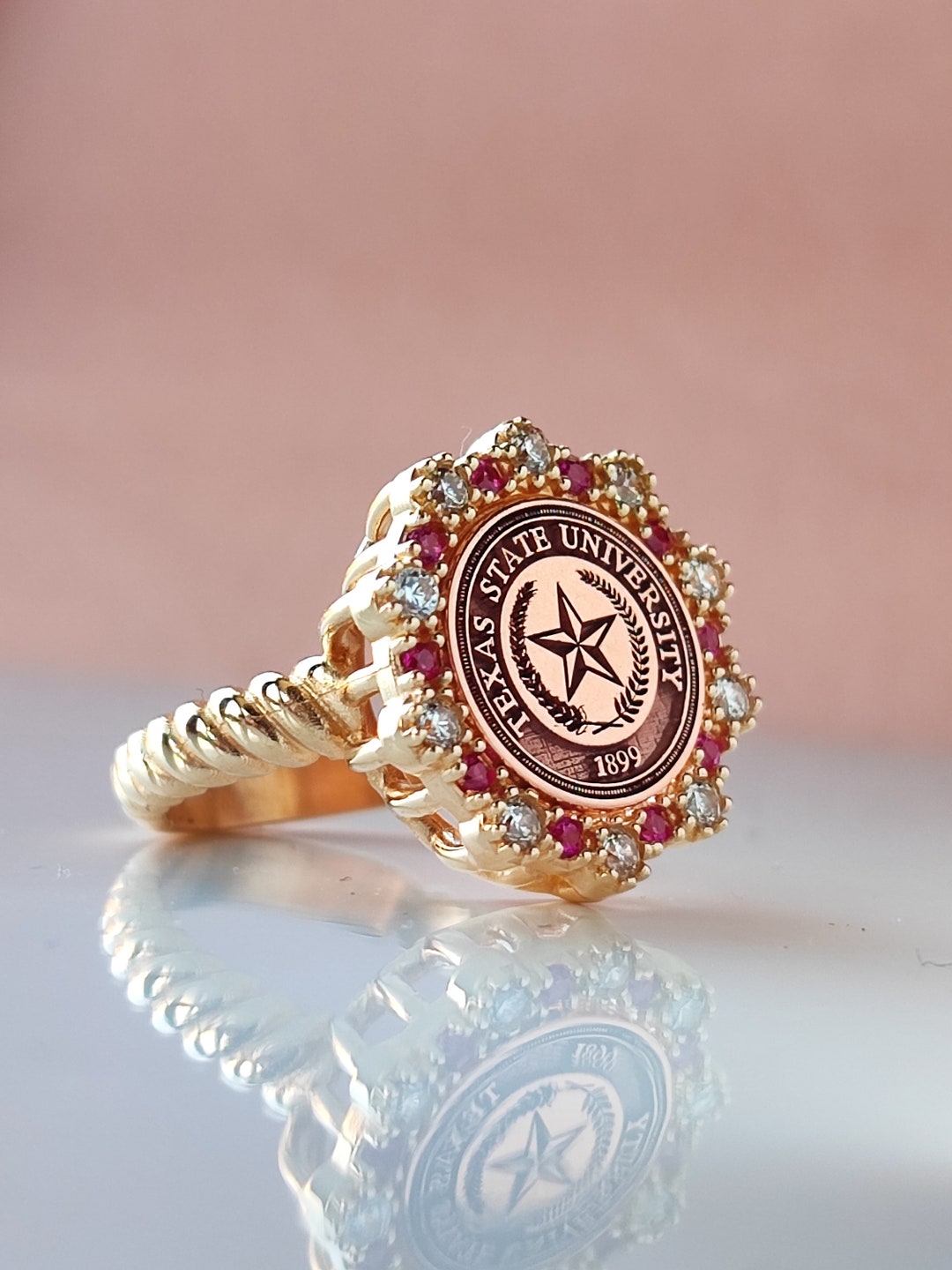 Graduation Ring , Graduation Gift , Personalized Ring , Personalized ...