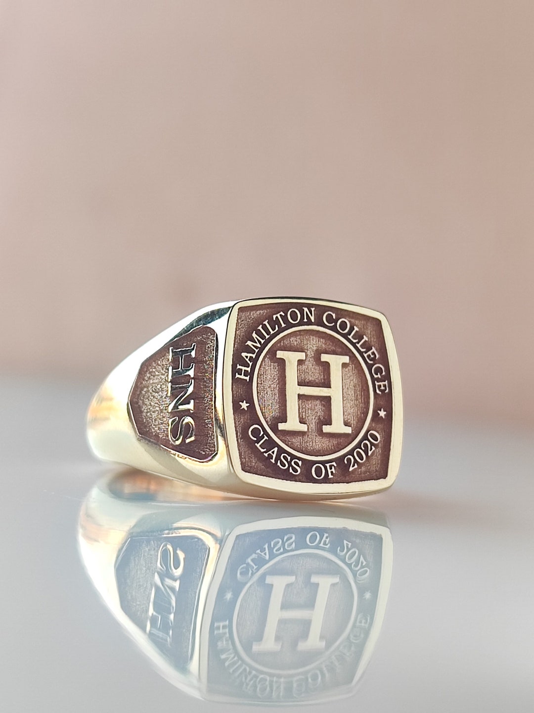 Custom Gold College Class Rings, Class Ring, Gold Graduation Rings ...