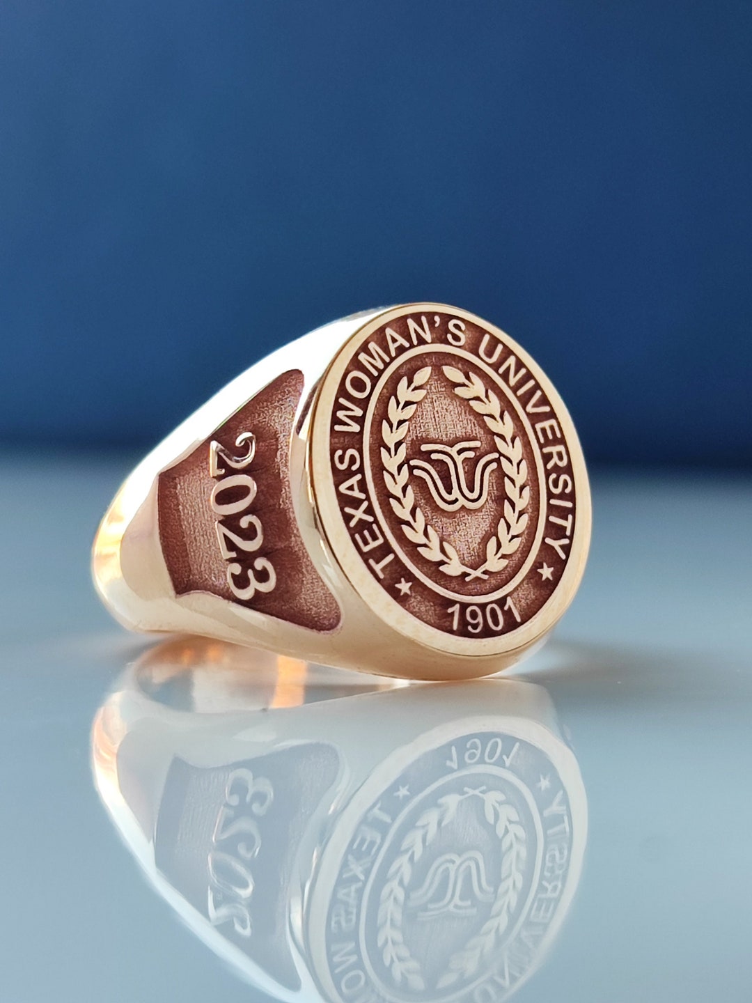 Custom College Rings-oval Graduation Ring-class Rings-school Rings ...