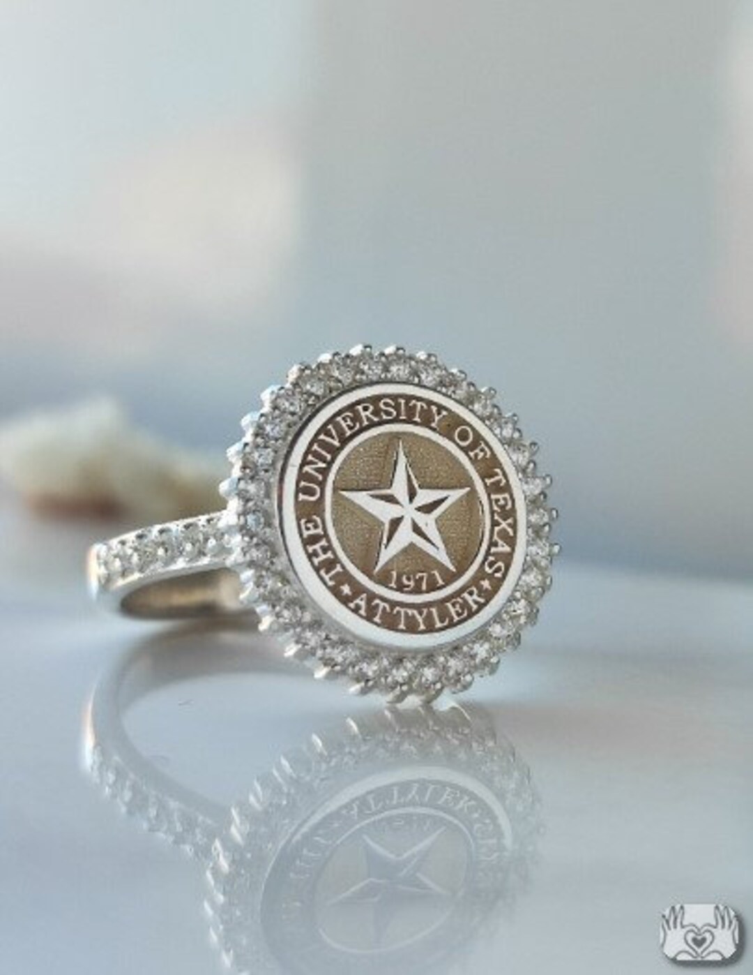Sterling Silver Class Ring | Customizable Graduation Gift - Etsy