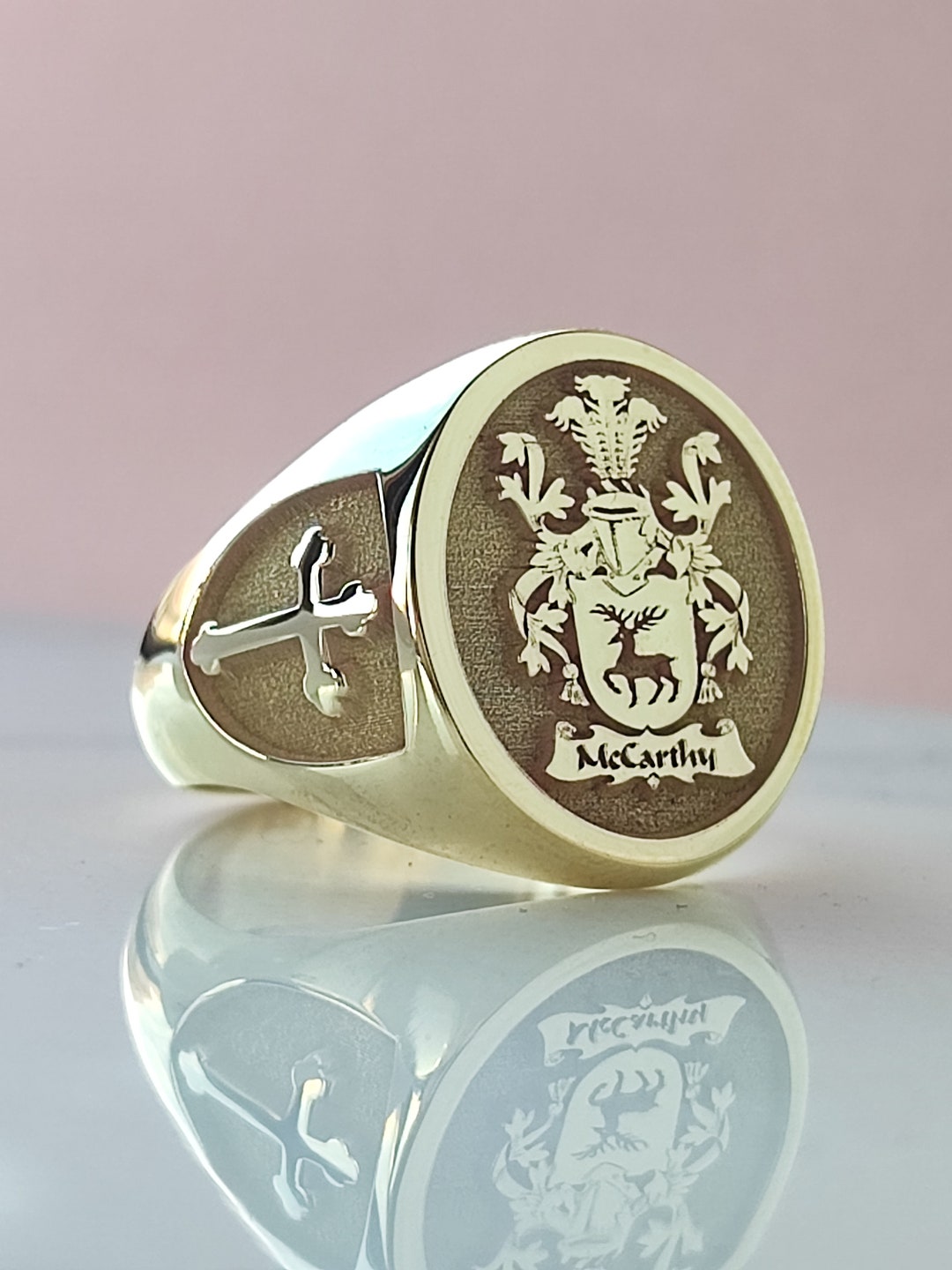 Family Crest Ring, Coat of Arms Ring for Personalized Jewelry ...