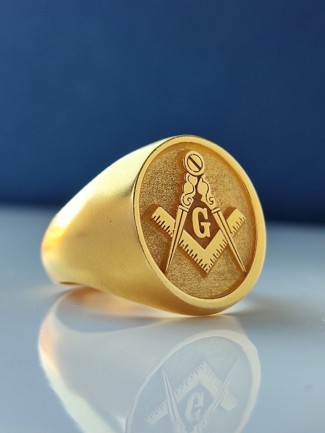 Masonic Rings With Lodge Number, Freemason Ring, Masonic Rings, Master ...