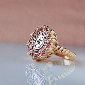 Graduation Ring , Graduation Gift , Personalized Ring , Personalized ...