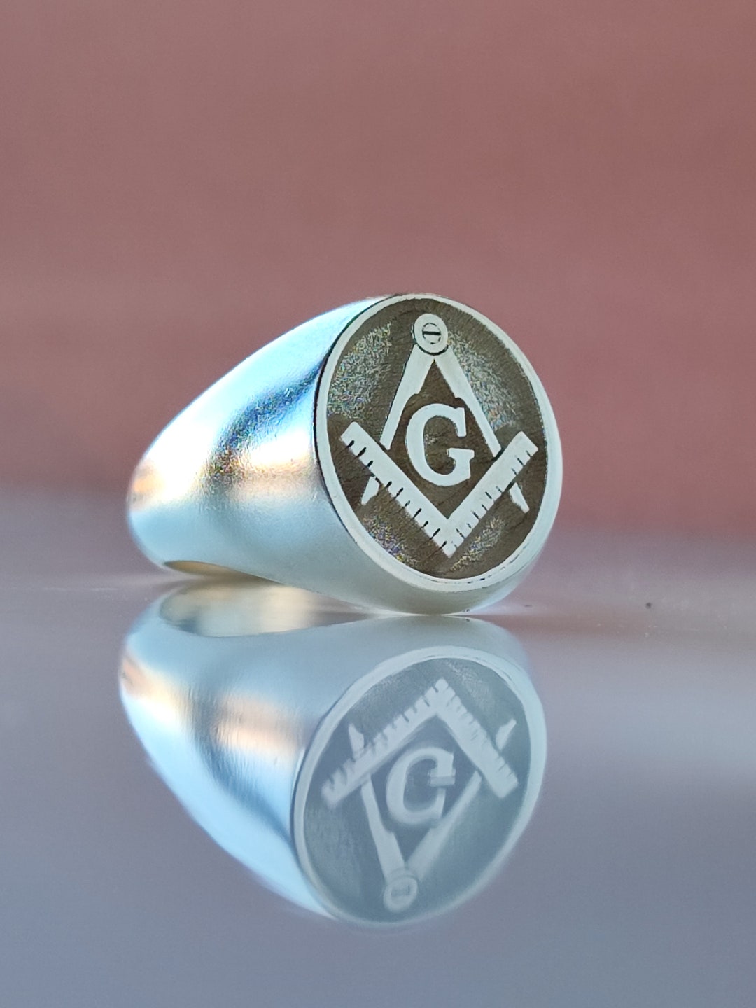 Masonic Rings With Lodge Number, Freemason Ring, Masonic Rings, Master ...