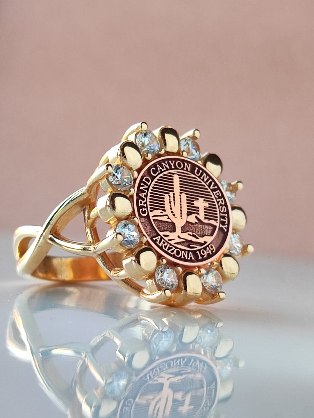 College Ring, Woman College Ring , Class Ring, Personalized Ring ...