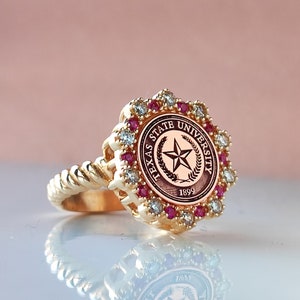 Graduation Ring , Graduation Gift , Personalized Ring , Personalized ...