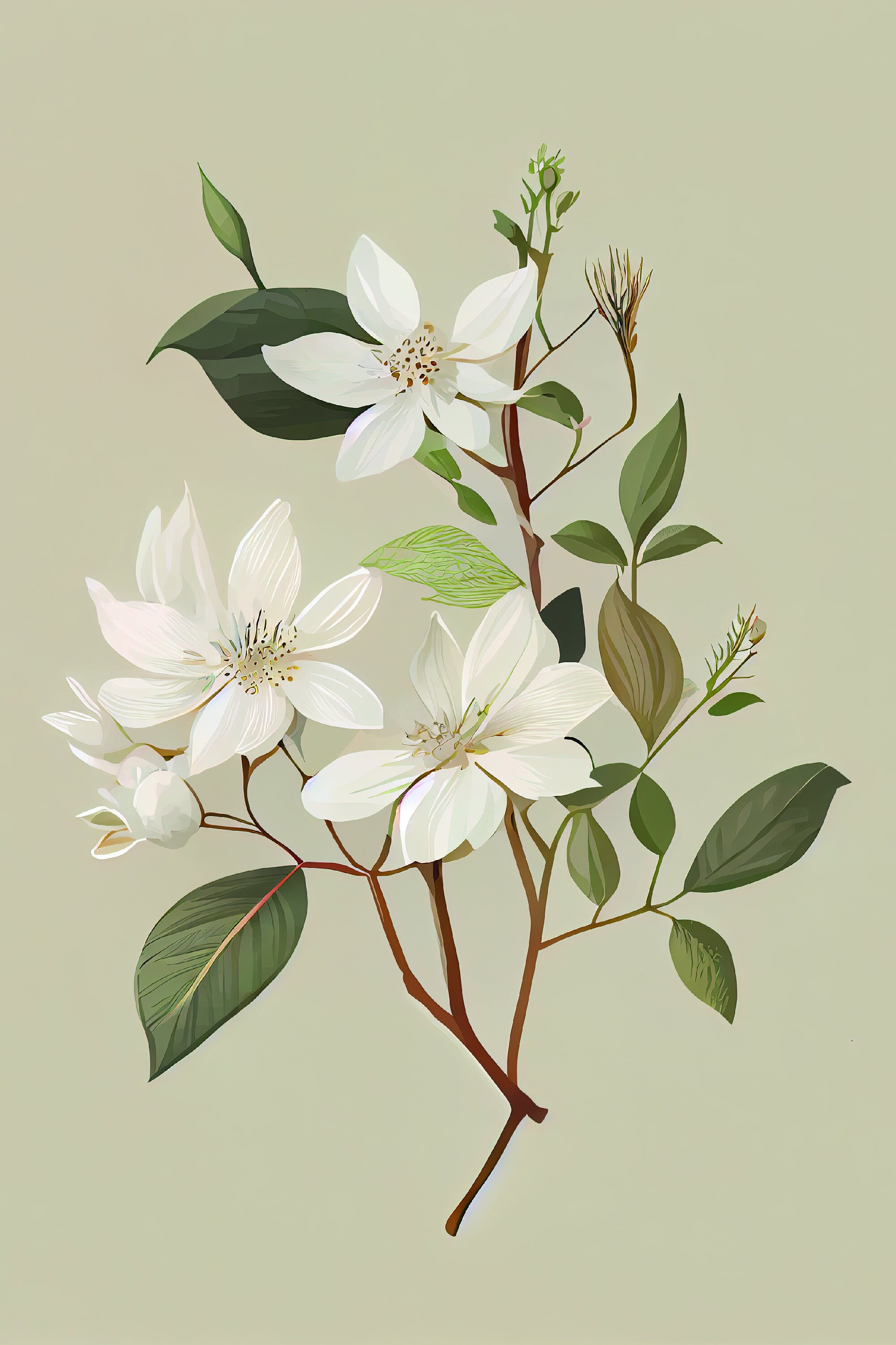 Botanic Herbal Printable Art - Etsy