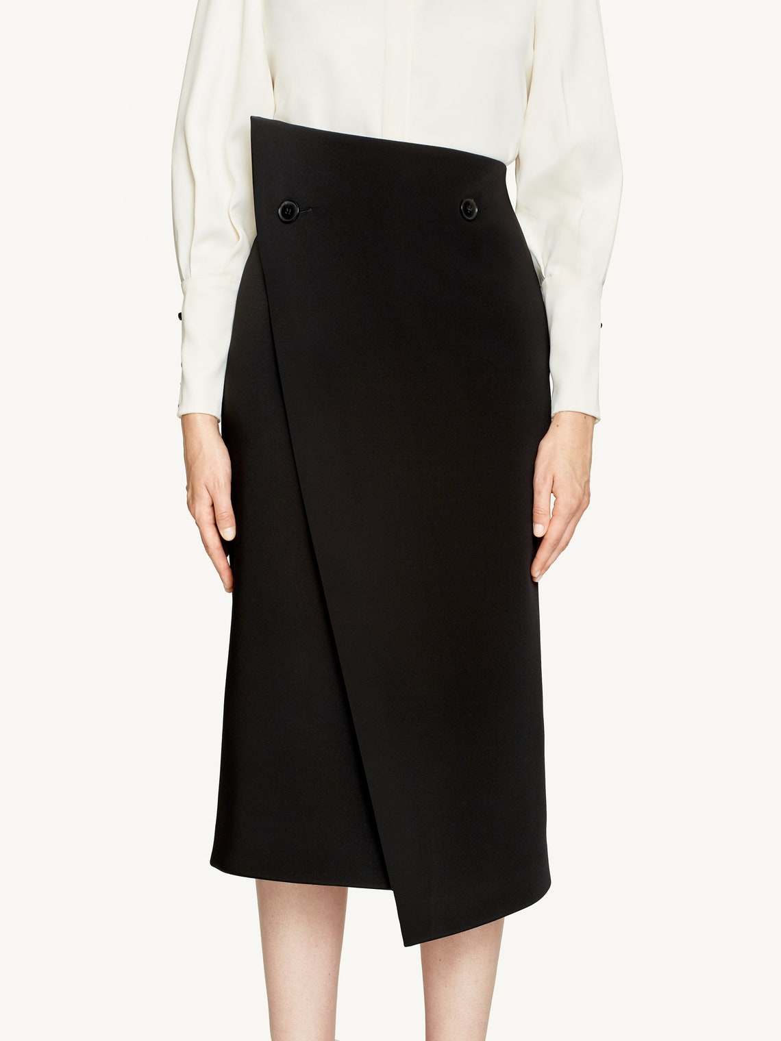 Luxury Wrap Skirt / Overlapping Waist Skirt / Statement Skirt - Etsy