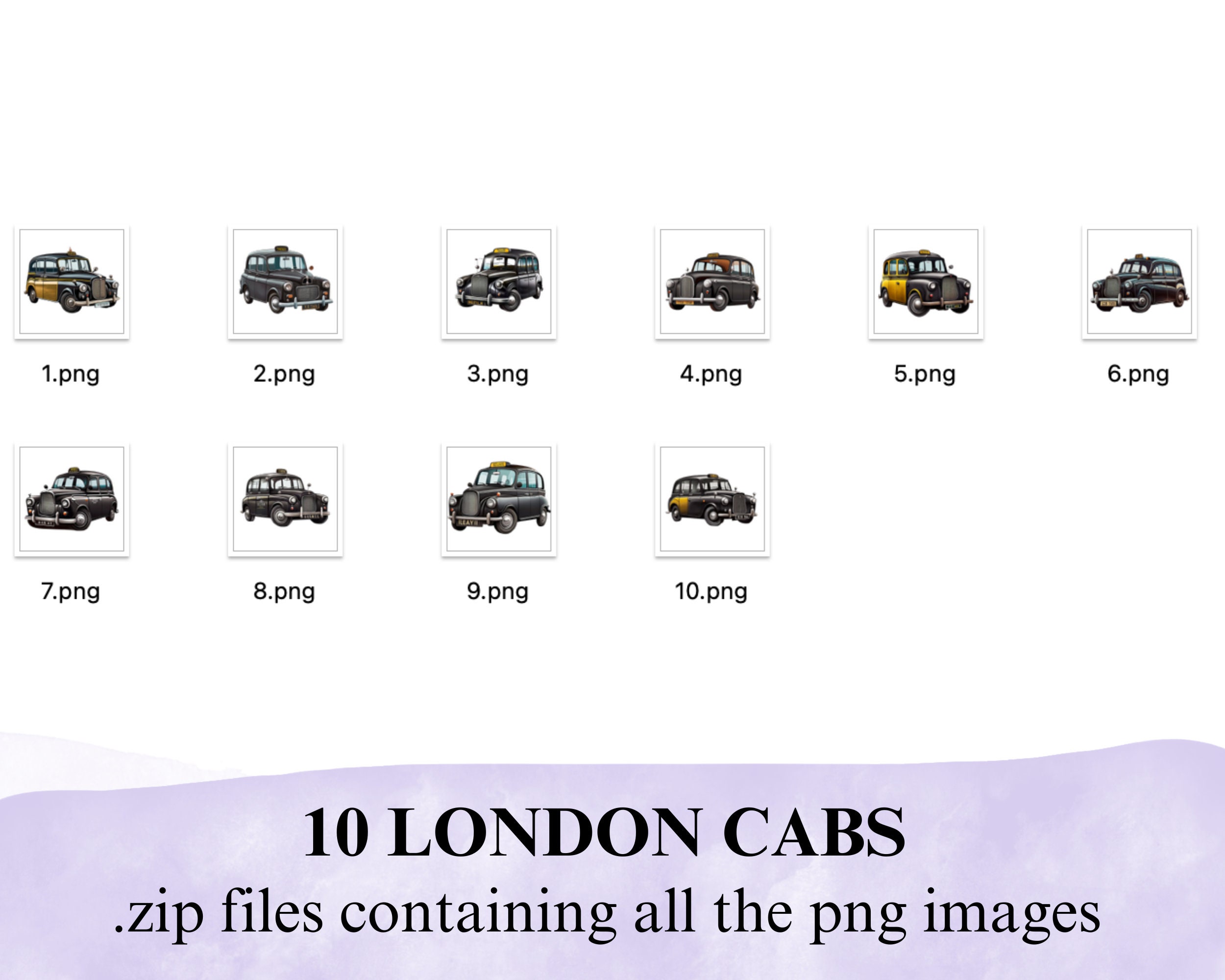 10 London Taxi Cabs PNG Clipart, London Taxi PNG, Black London Cab ...
