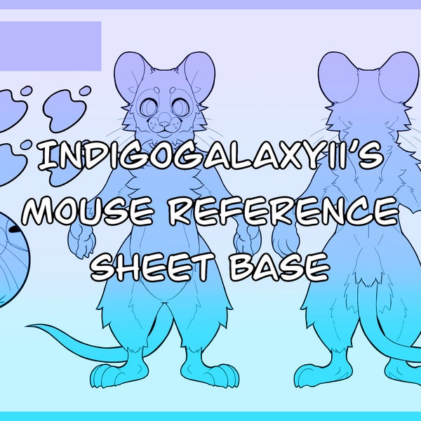 Protogen Reference Sheet Base - Etsy