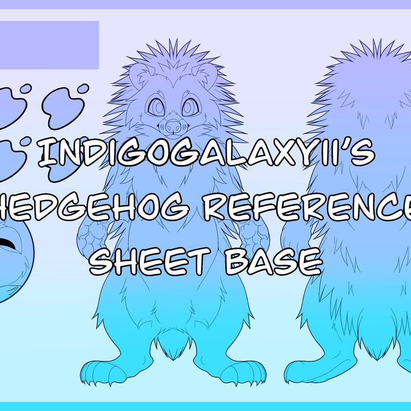 Hedgehog Fursona - Etsy