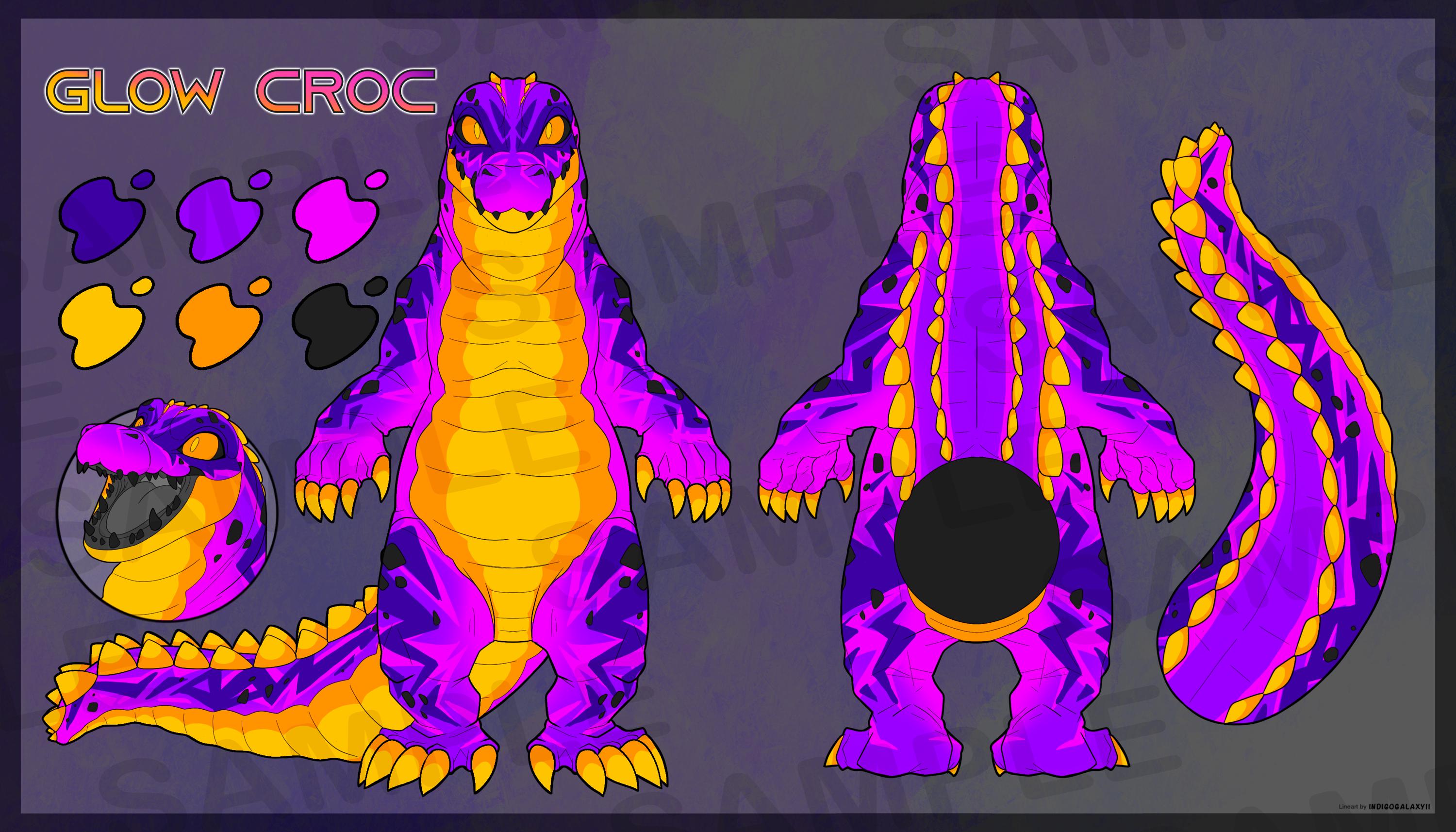 Crocodile / Alligator Reference Sheet Base - Etsy