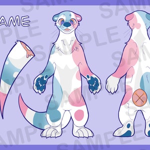 Otter Reference Sheet Base - Etsy