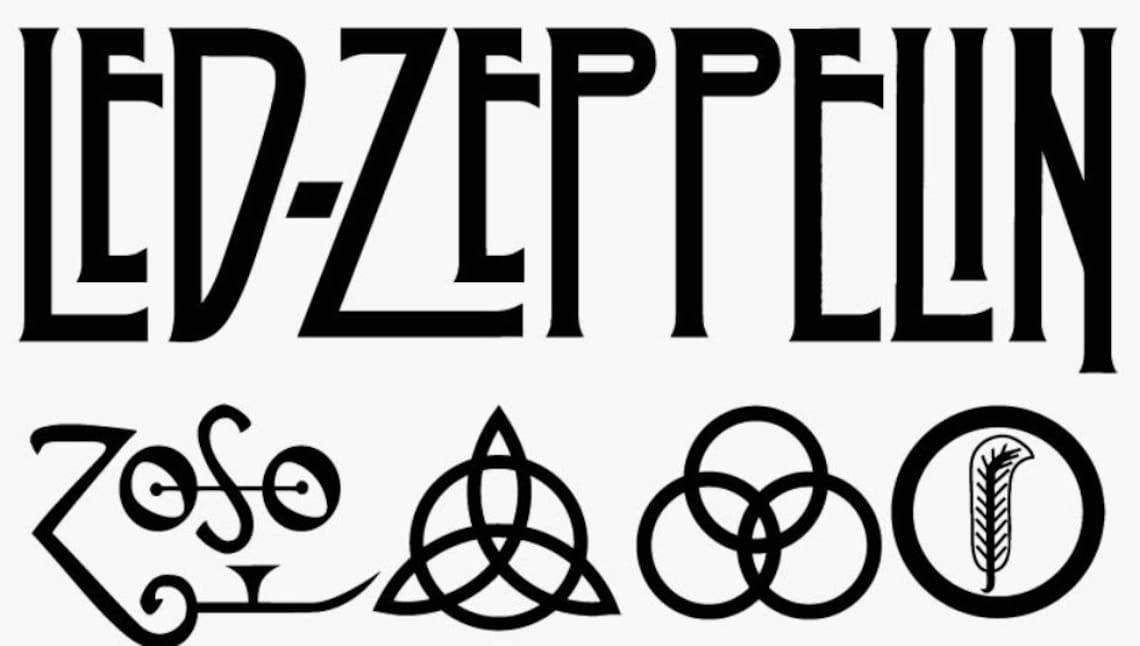 Led Zeppelin Band Logo - Etsy