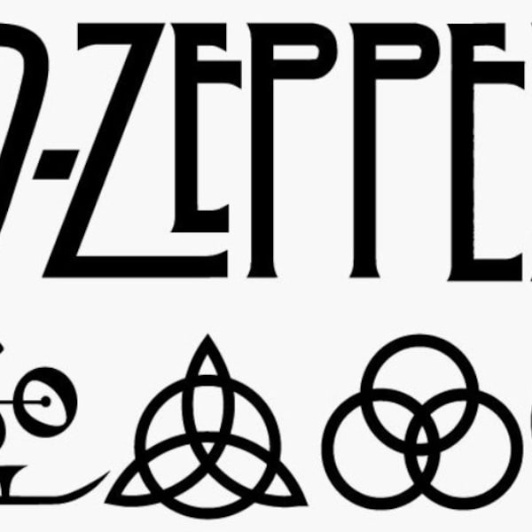 Led Zeppelin Logo - Etsy