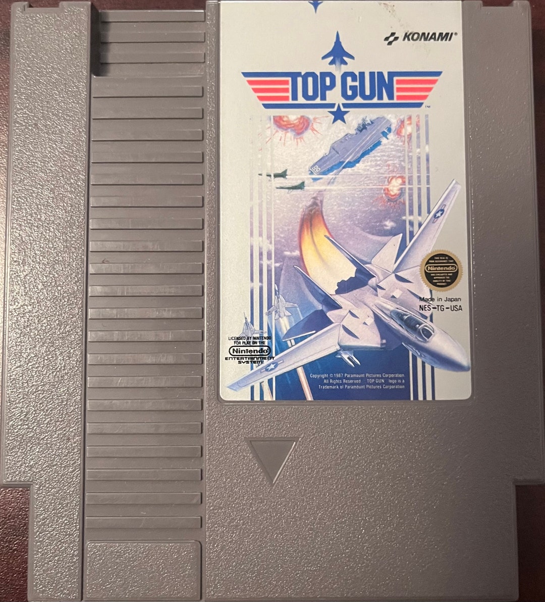 Top Gun Nintendo Entertainment System By Konami Nes Tg Usa Etsy