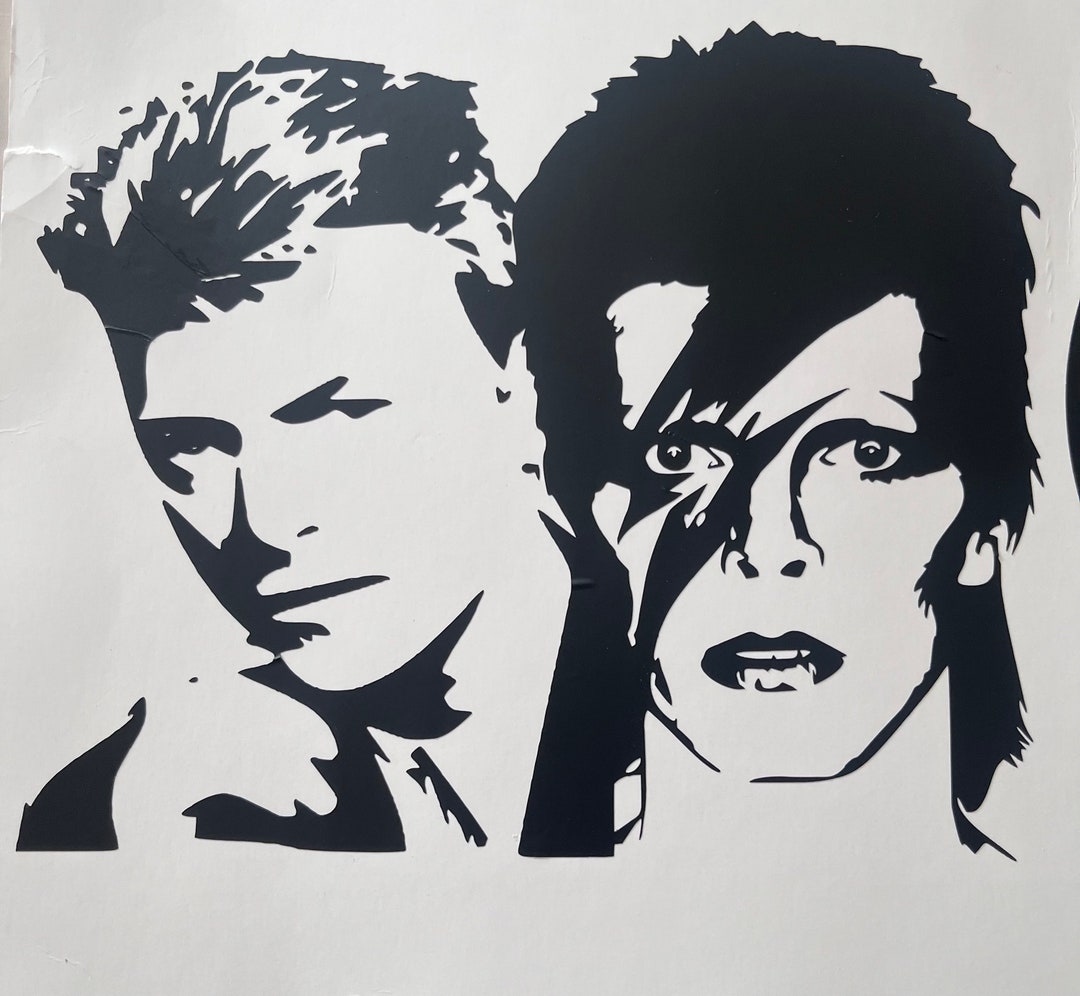 David Bowie/ziggy Stardust Vinyl Decal - Etsy
