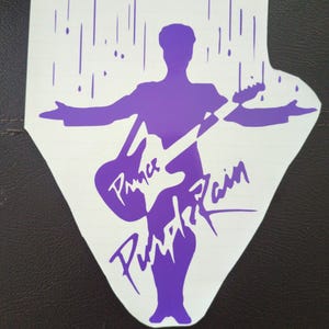 Purple Rain prince Decal - Etsy