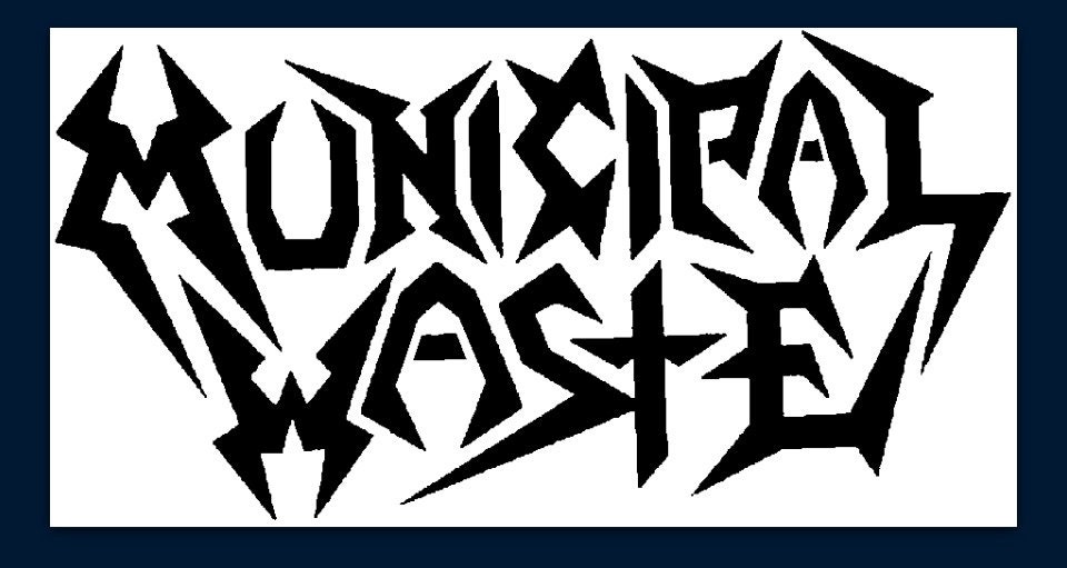Municipal Waste Band Logo - Etsy
