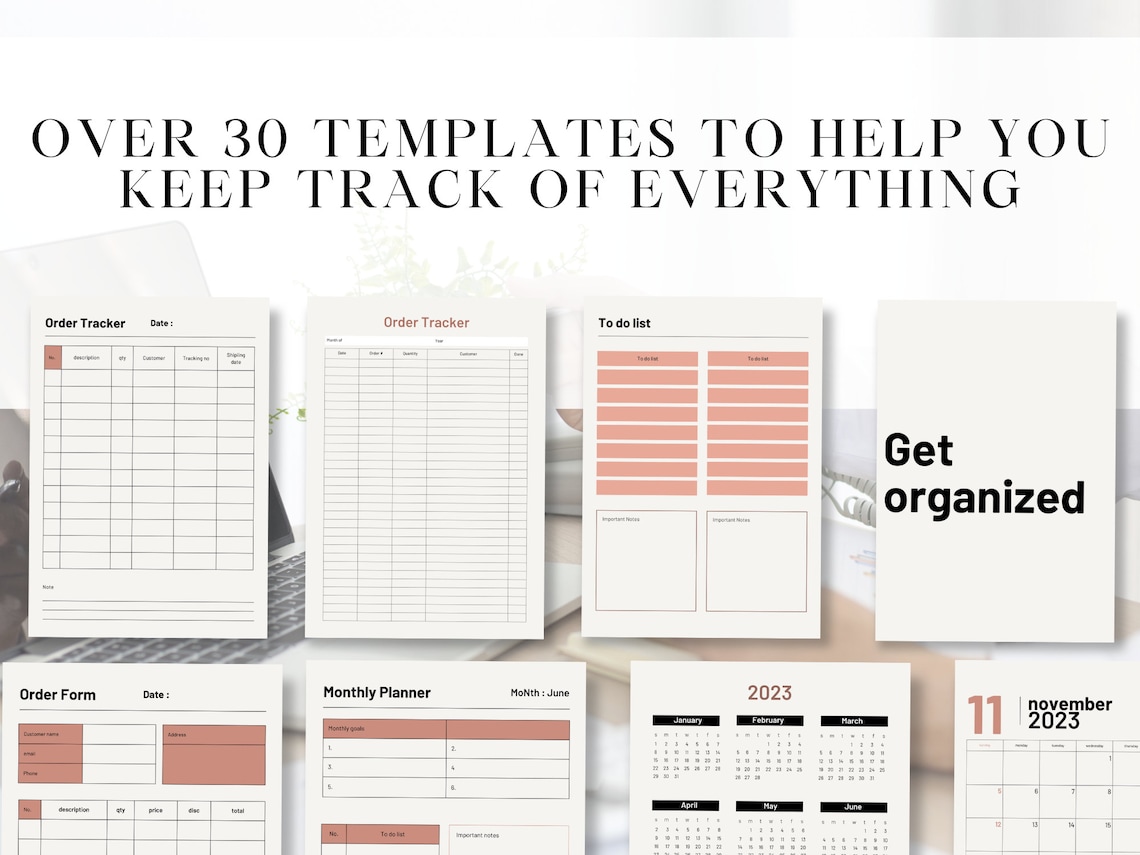 Daily Business Organizer Bundle Canva Templates for Small Businesses - Etsy