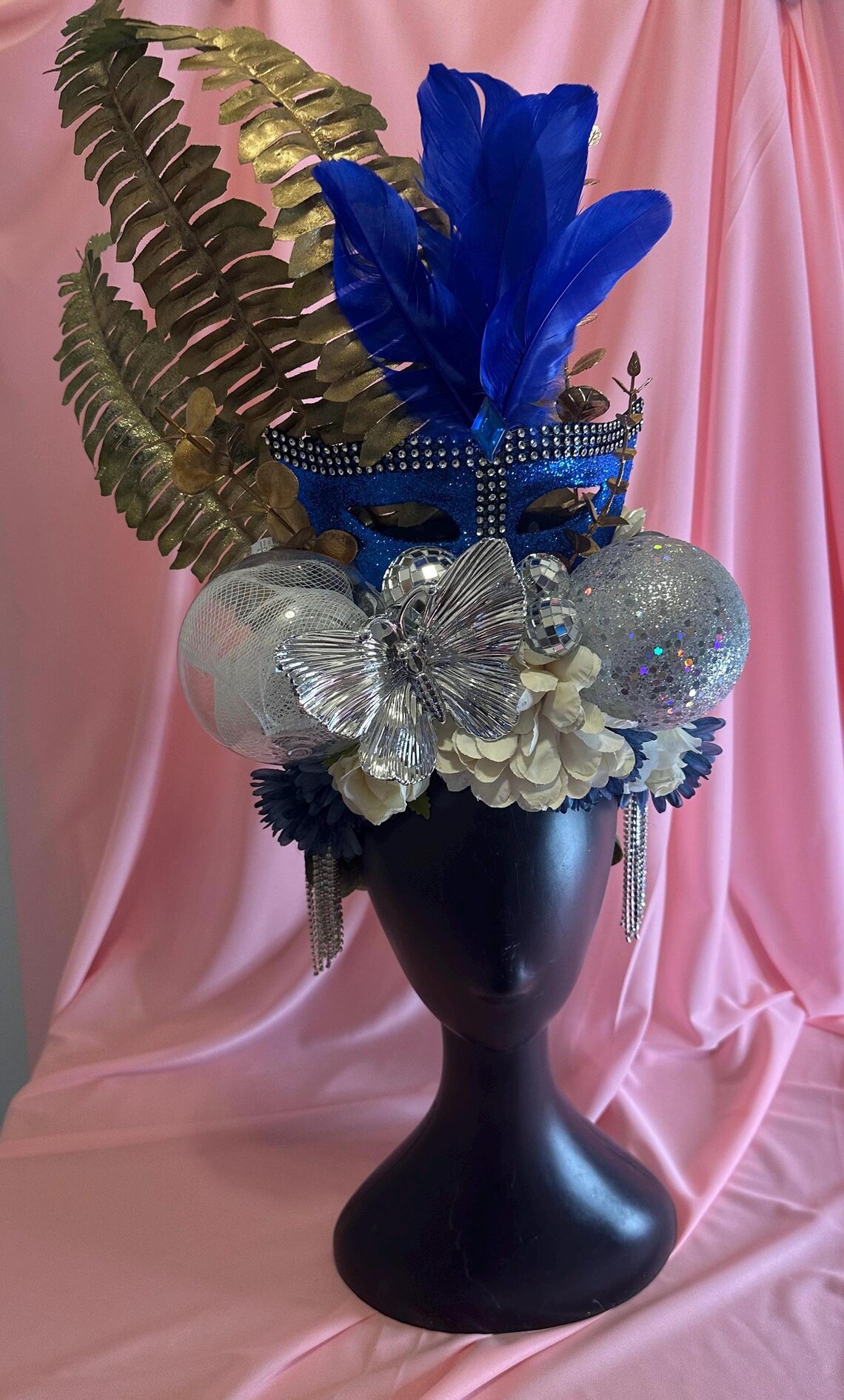Handcrafted Masquerade Headdress, Party Costume Headpiece - Etsy