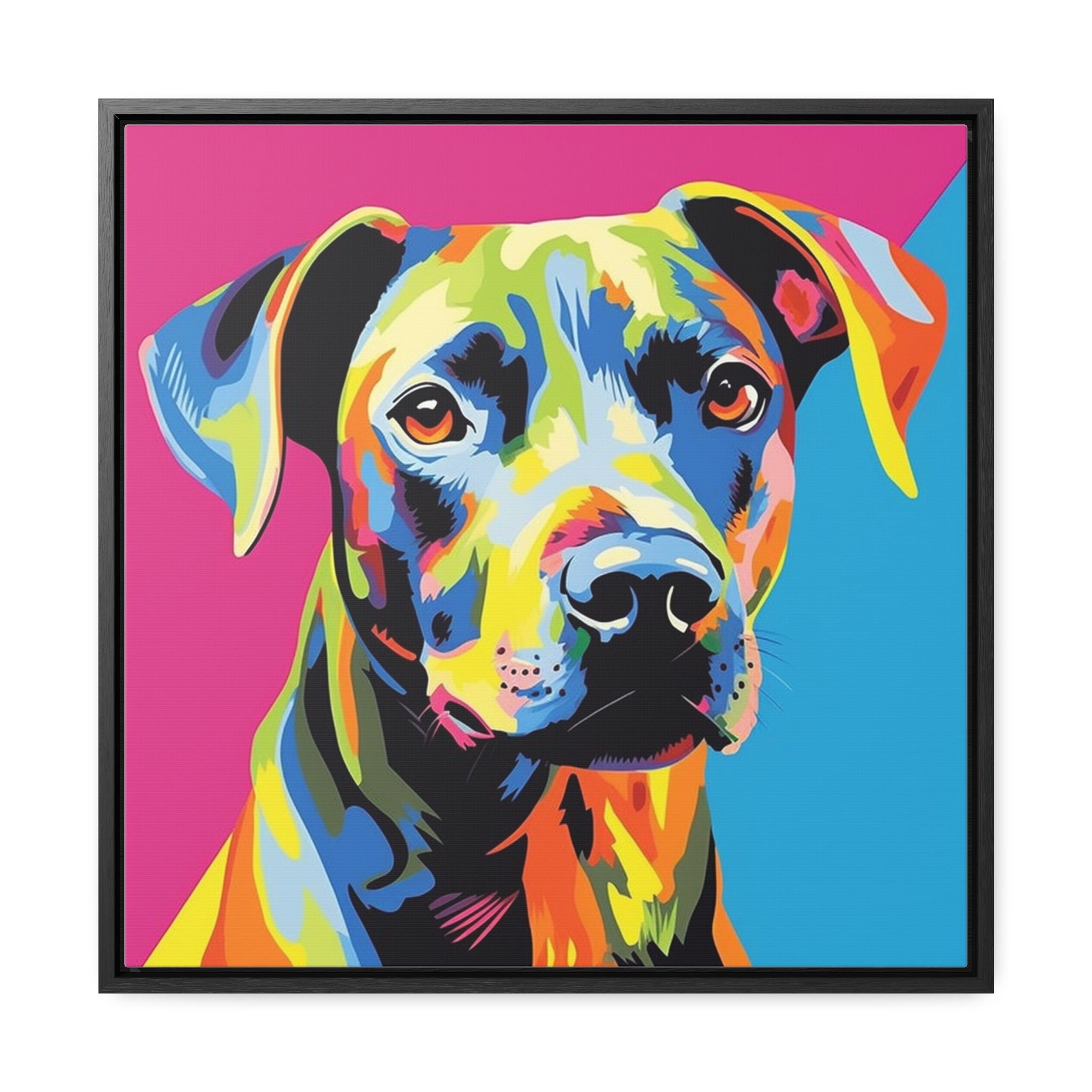 Pop Art Dog Portraits: Vibrant and Captivating Artwork for Dog Lovers ...