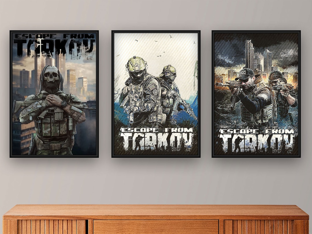 3pc SET Escape From Tarkov Poster Gaming Print - Etsy UK